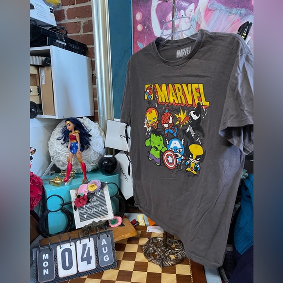 Marvel | Shirts | Vintage Marvel Comics Shirt Mens Mrare 20s | Poshmark